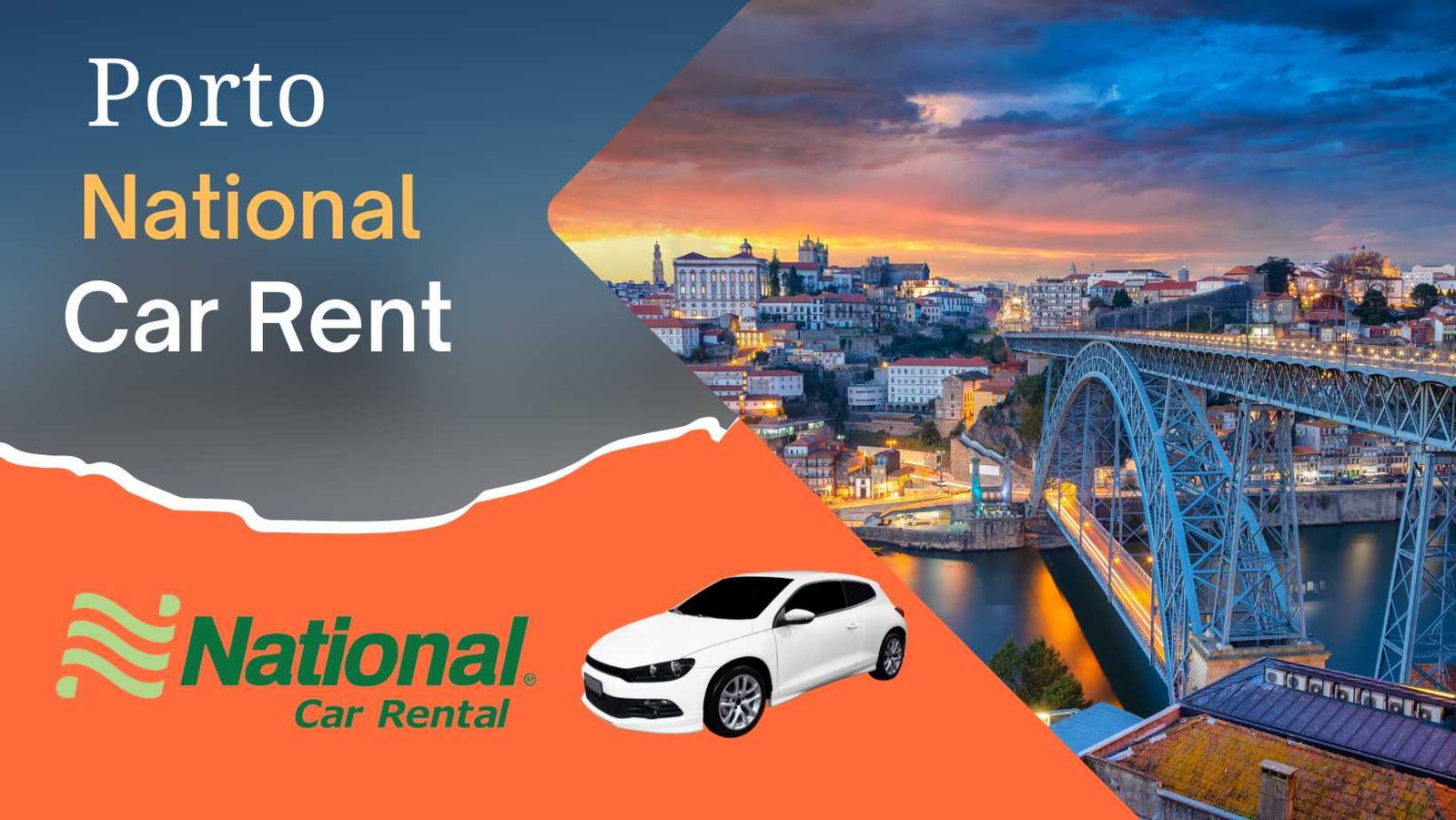 National Car Hire in Porto – Location, Price And Vehicles