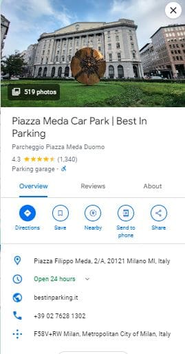 Parking in Milan : A Guide to Free and Paid Options