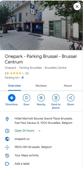 Parking in Grand Place Brussels Guide (Free & Paid)