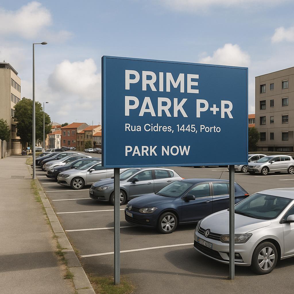 Prime Park P+R in Rua Cidres, 1445, Porto - Park now