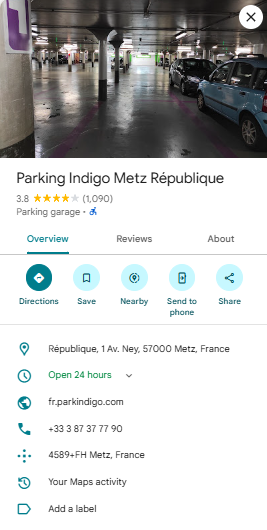 Parken am Gare Charles de Gaulle Metz | Die besten Parkmöglichkeiten